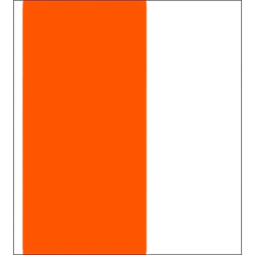 Buy Fat Stripe Orange Oilcloth Fabric | Oilcloth By The Yard
