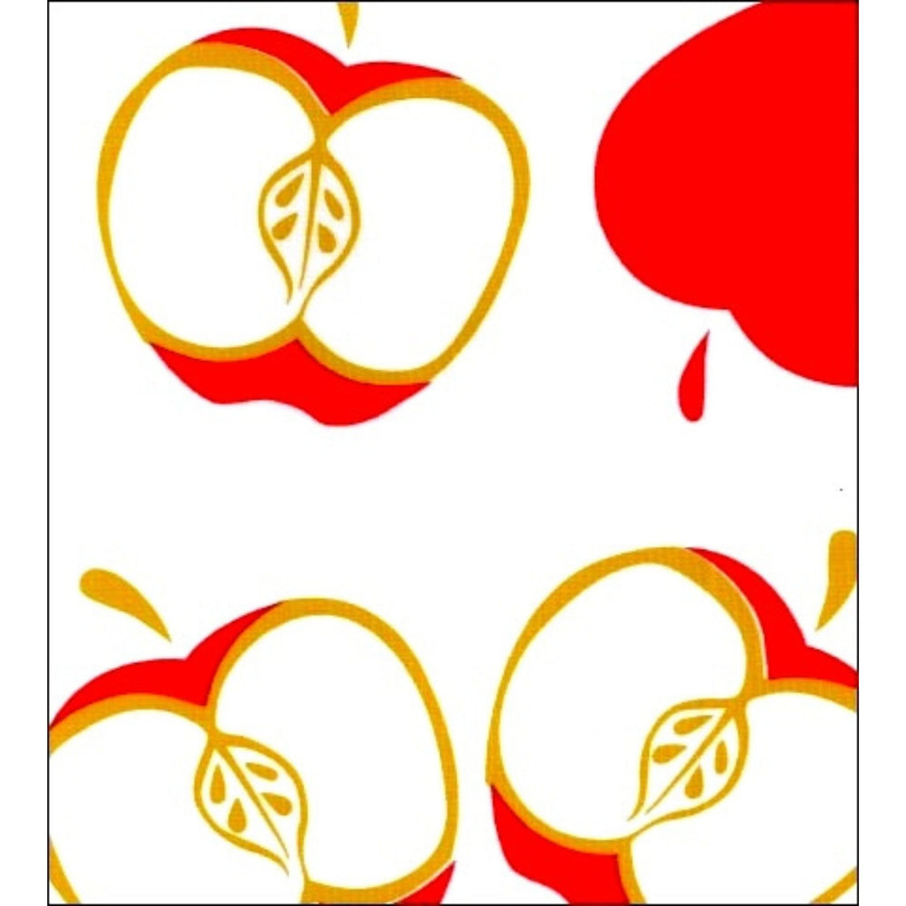 Buy Mod Apple in Red Oilcloth Fabric | Oilcloth By The Yard