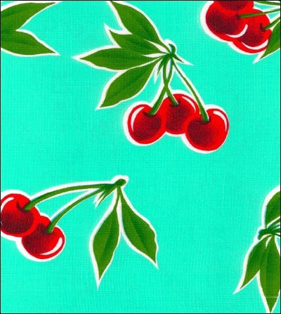 All Fruit Print Oilcloth Fabric