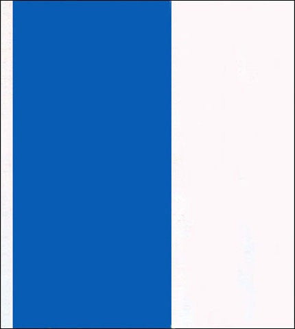 Buy Fat Stripe Blue Oilcloth Fabric | Oilcloth By The Yard