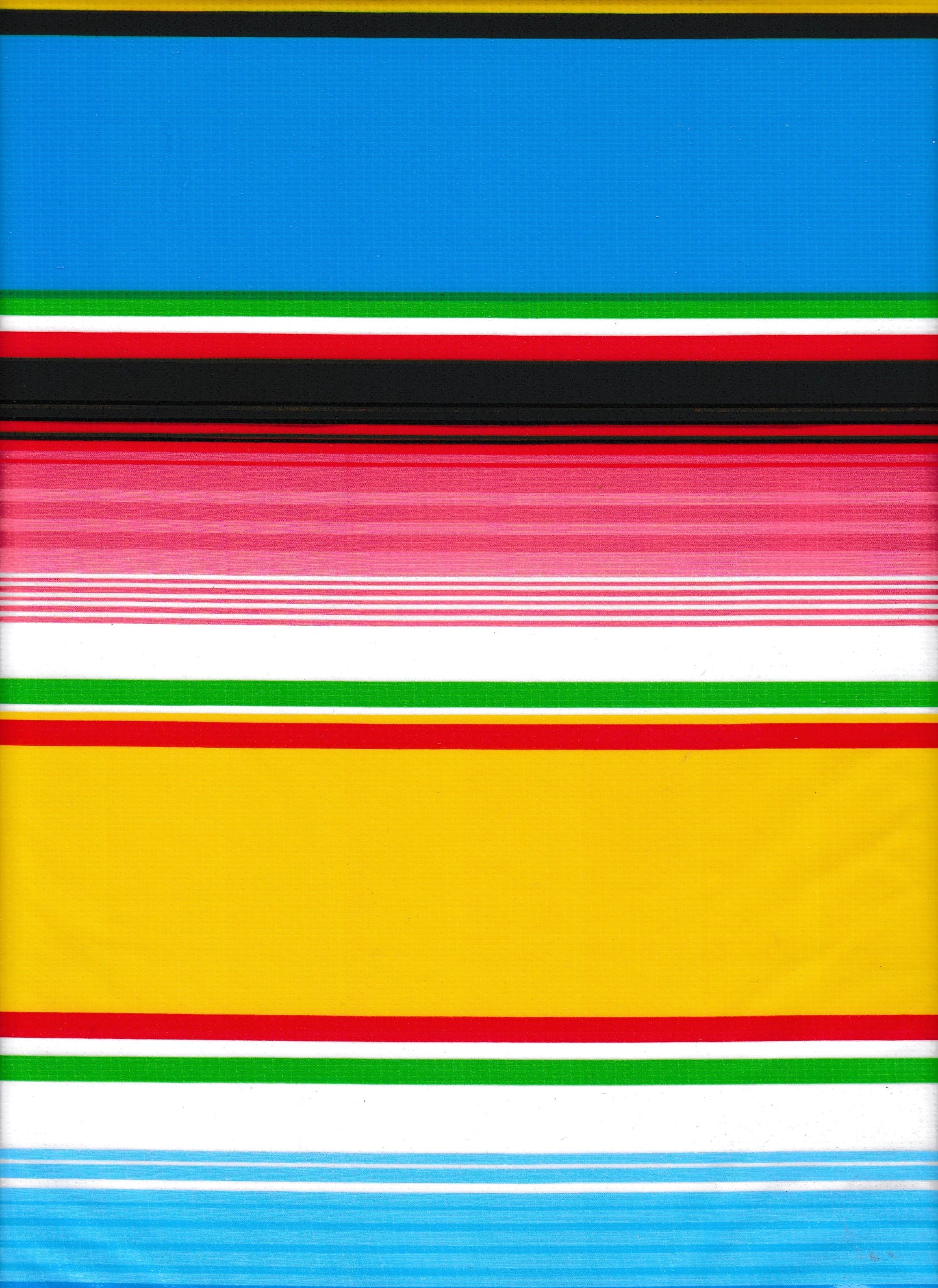 Light Blue Stripe Fabric|Serape Stripe Light Blue Oilcloth By The Yard